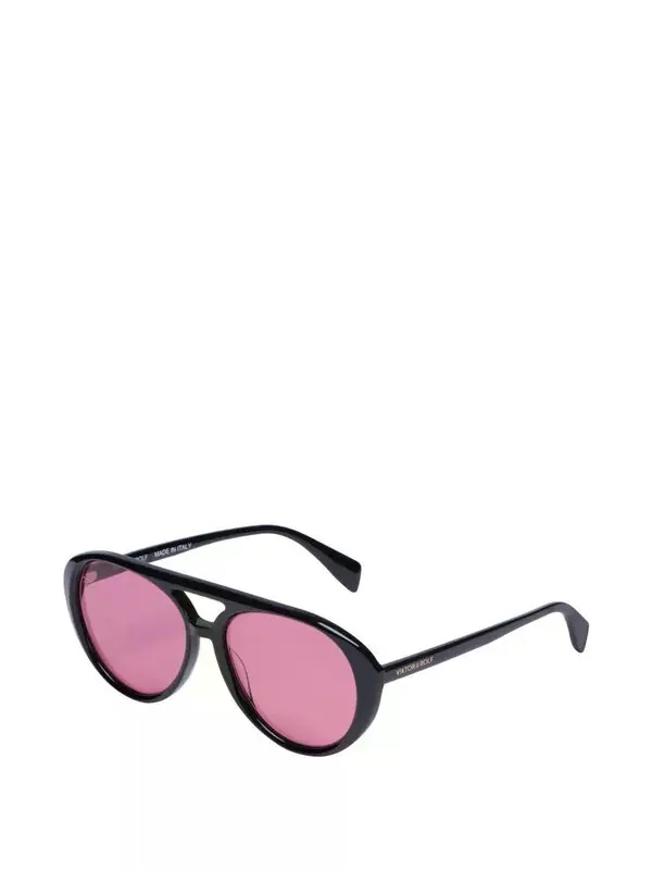 Viktor & Rolf Pilot Frame Sunglasses - Black