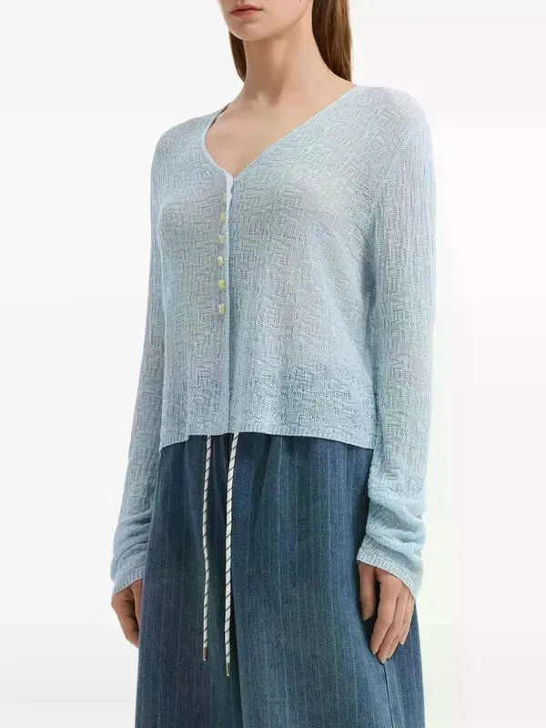 B+AB V-neck Buttoned Cardigan