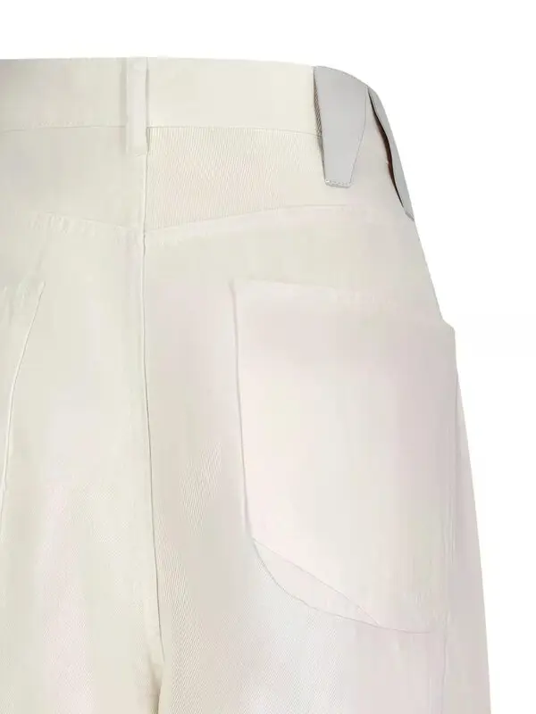 DARKPARK Wide Leg Carpenter Trousers With Raw Hem