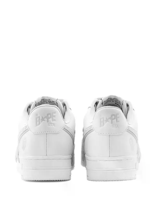 A BATHING APE Star-embossed Lace-up Sneakers