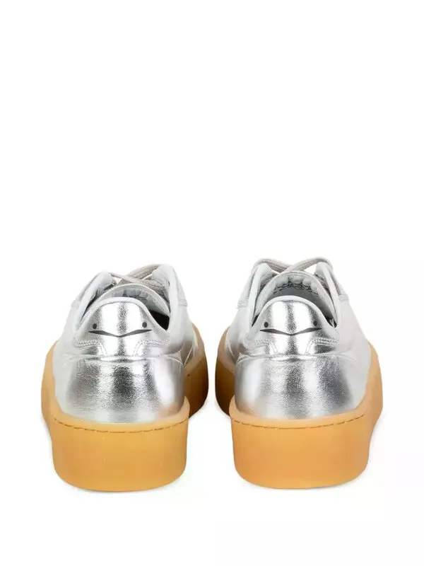 VOILE BLANCHE Leather Lace-up Sneakers