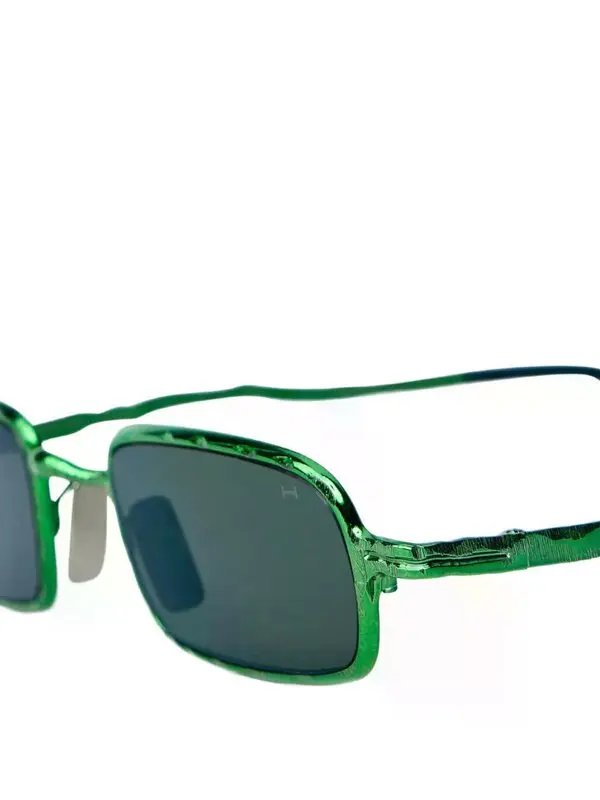 KUBORAUM Z18 Rectangular Frame Sunglasses - Green