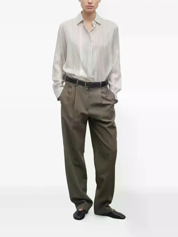 THE ROW Bryce Pleated Trousers