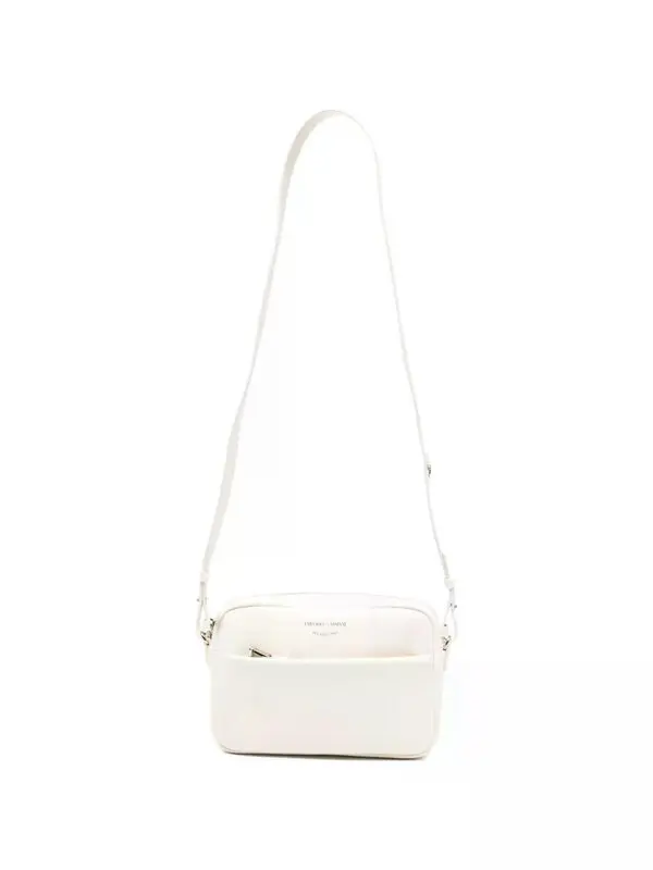 Emporio Armani Leather Crossbody Bag - Neutrals