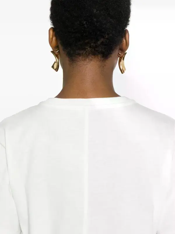 THE ROW Calibi T-shirt In Cotton-silk Blend