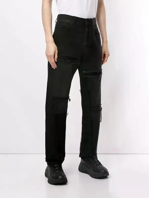 Off-White Ripped Arrows-logo Jeans