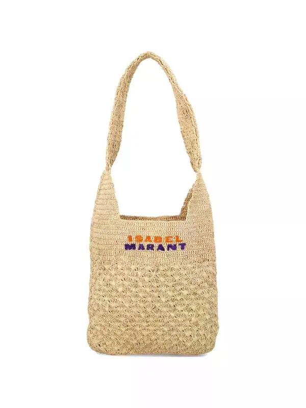Isabel Marant Étoile Praia Small Raffia Bag - Neutrals