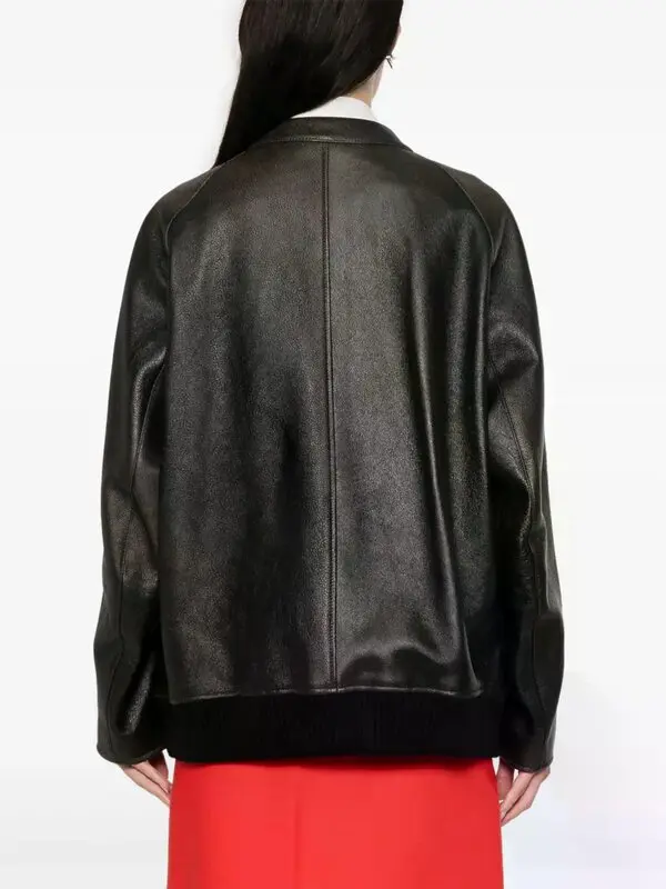 THE ROW Kengia Leather Jacket