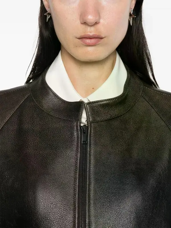 THE ROW Kengia Leather Jacket
