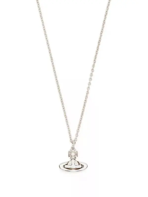 VIVIENNE WESTWOOD Orb Pendant Chain Necklace - Silver