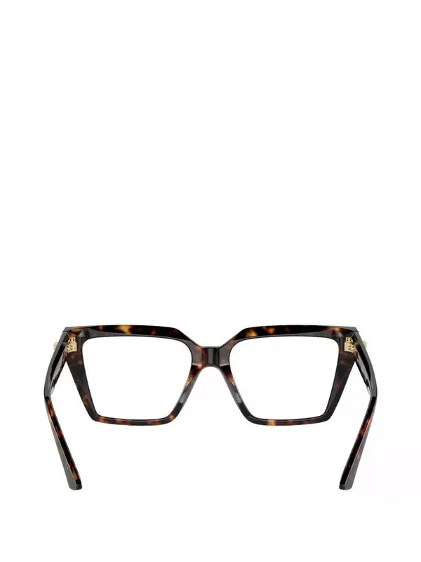JIMMY CHOO Geometric Logo Full Rim Eyeglasses