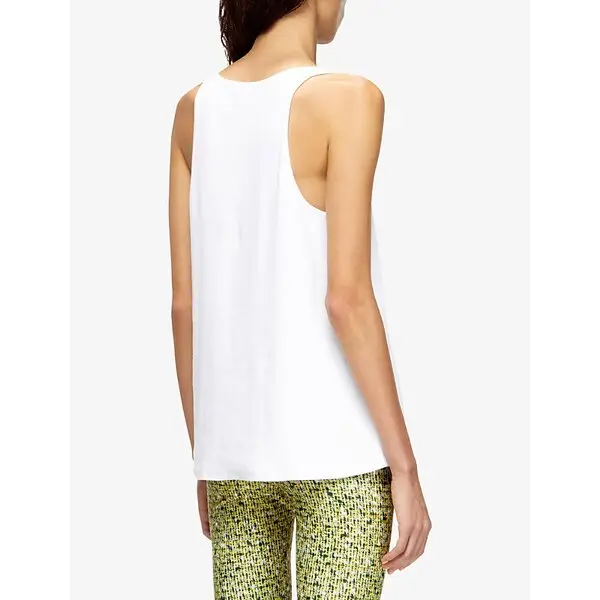 DIESEL® Embroidered Stretch-cotton Tank - 100