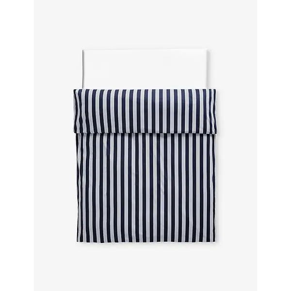 HAY Ete Stripe-print Cotton Duvet Cover