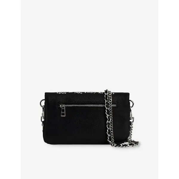 Zadig&Voltaire Rock Nano Leather Clutch Bag - Black