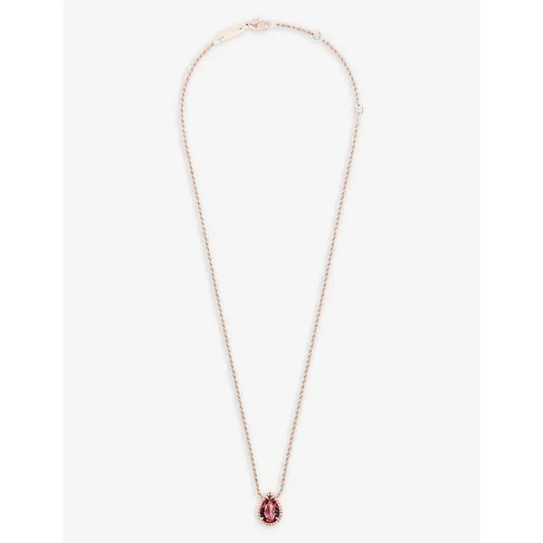 Boucheron Serpent Bohème Rhodolite Pendant - Pink