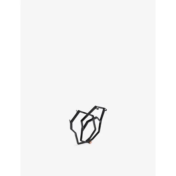 LA MAISON COUTURE Myriam Sosseilos The Toki San Ring In Sterling Silver And Lab-grown White Sapphire - Black