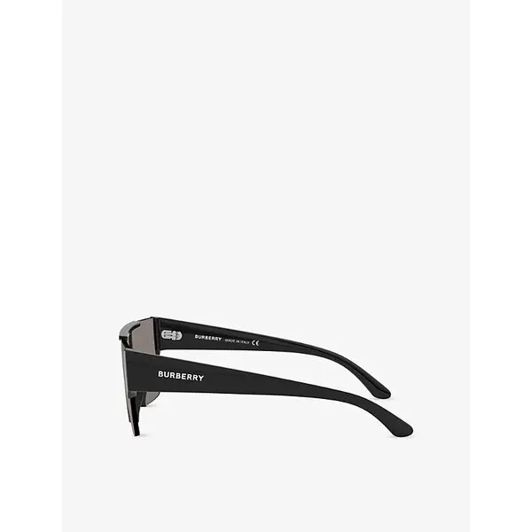 Burberry Be4291 Square-frame Acetate Sunglasses - Black