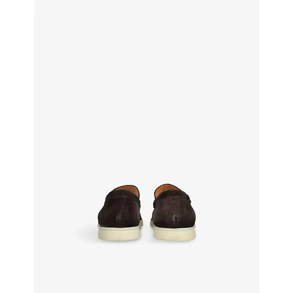 AURELIEN Suede Loafers - Grey/dark