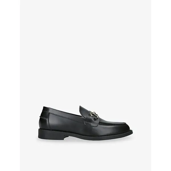 DUKE + DEXTER Wilde Horsebit Leather Penny Loafers