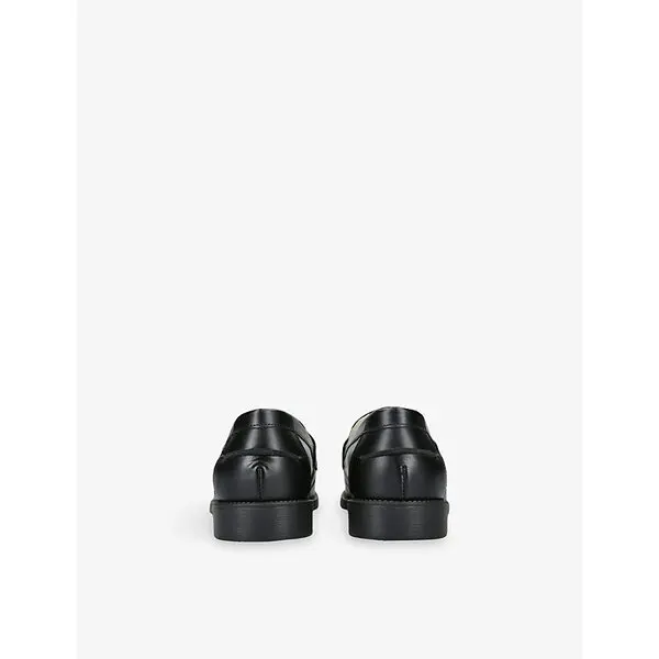 DUKE + DEXTER Wilde Horsebit Leather Penny Loafers