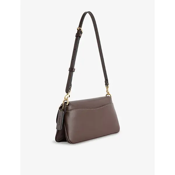 COACH Jet Leather Shoulder Bag - B4/maple