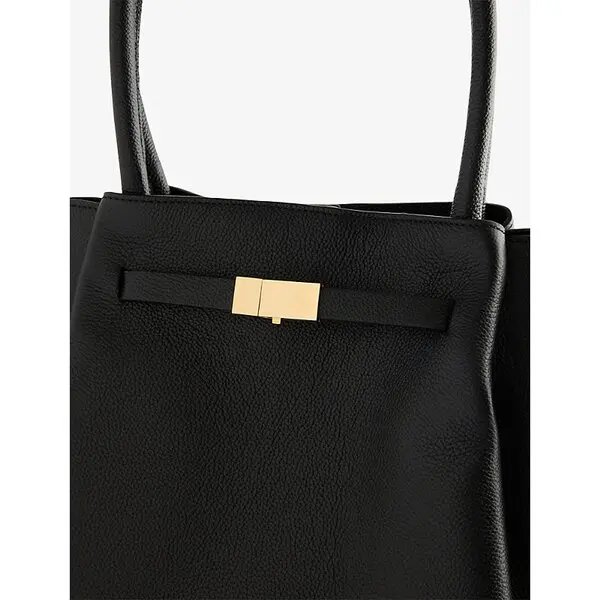 DEMELLIER The New York Leather Tote Bag - Black
