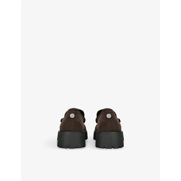 Steve Madden Langsten Suede Loafers With Chunky Sole