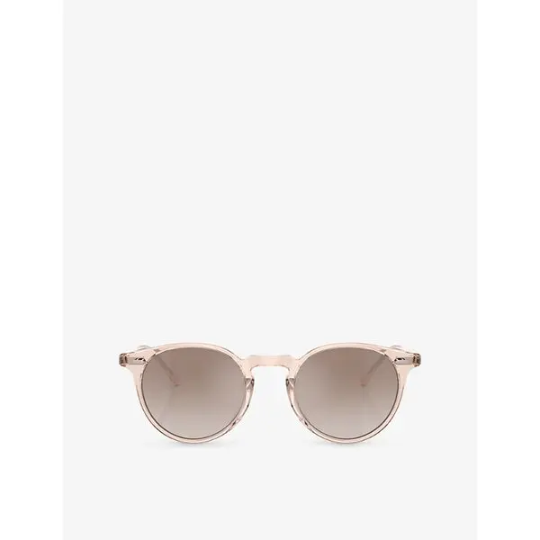Oliver Spencer Phantos-frame Acetate Sunglasses - Red