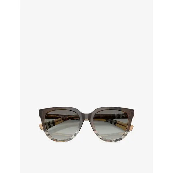 Burberry Round Frame Acetate Sunglasses