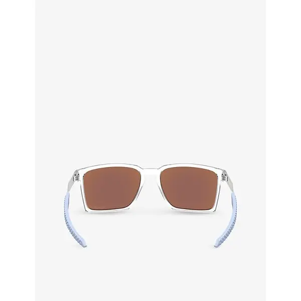 Oakley Exchange Sun Rectangle-frame Acetate Sunglasses - Clear