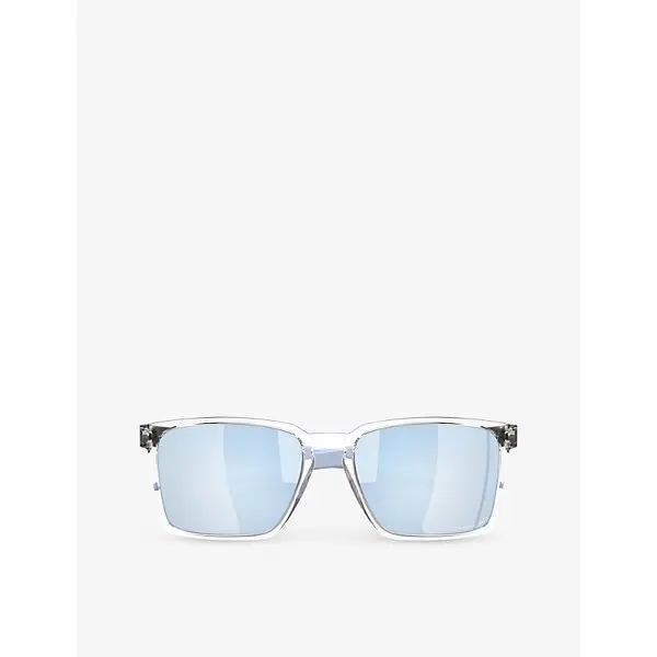 Oakley Exchange Sun Rectangle-frame Acetate Sunglasses - Clear