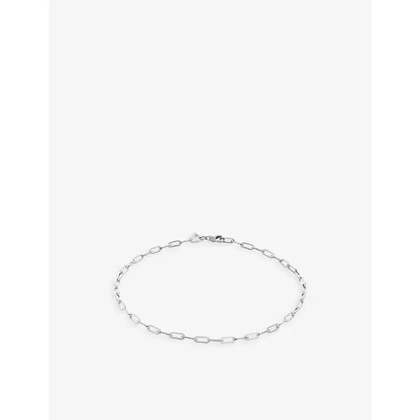 Monica Vinader Mini Paperclip Sterling Chain Bracelet - Silver