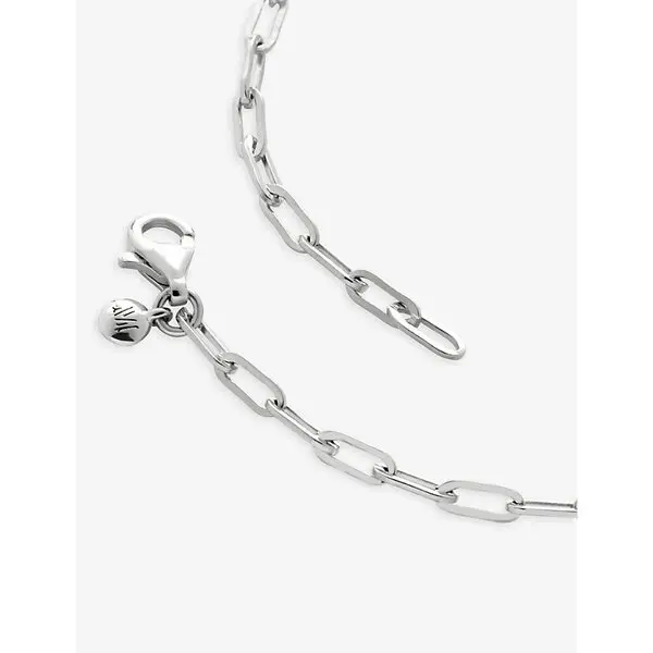 Monica Vinader Mini Paperclip Sterling Chain Bracelet