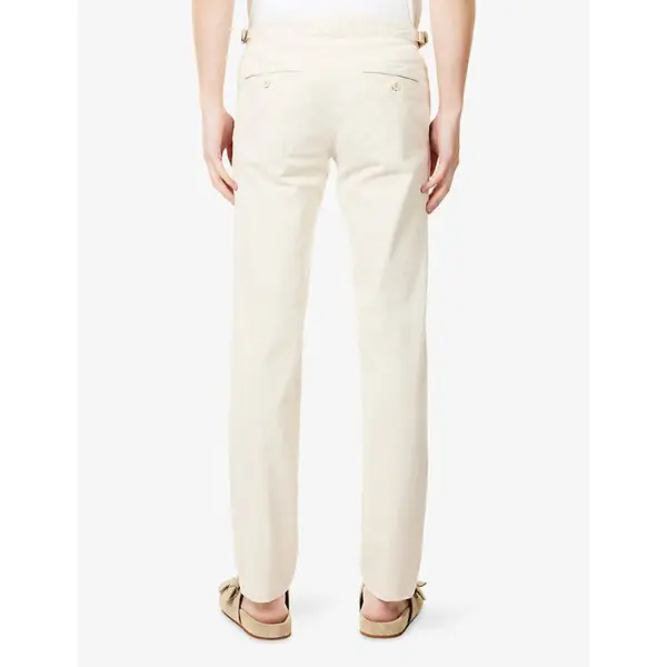 Orlebar Brown Fallon Tailored-fit Stretch-cotton Trousers - Chai