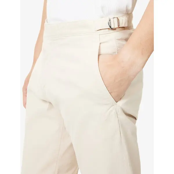 Orlebar Brown Fallon Tailored-fit Stretch-cotton Trousers - Chai