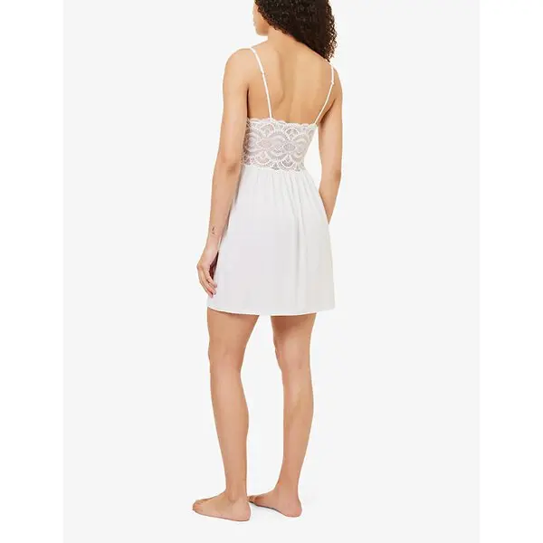 Eberjey Mariana V-neck Stretch-jersey Nightdress