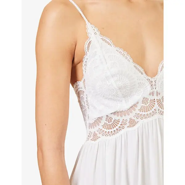 Eberjey Mariana V-neck Stretch-jersey Nightdress