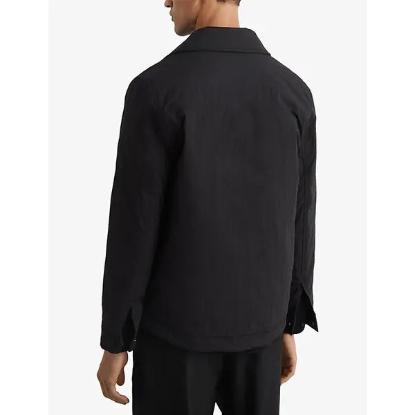 REISS Vasey Quilted Shell Overshirt