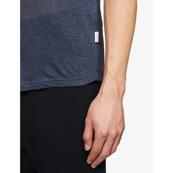 Orlebar Brown Sebastian Regular-fit Linen Polo Shirt