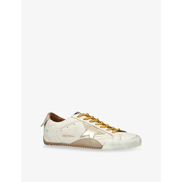 GOLDEN GOOSE True Star Leather Low Top Trainers