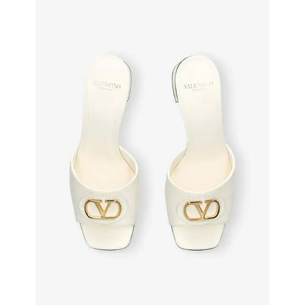 Valentino Garavani Vlogo 60 Leather Heeled Mules