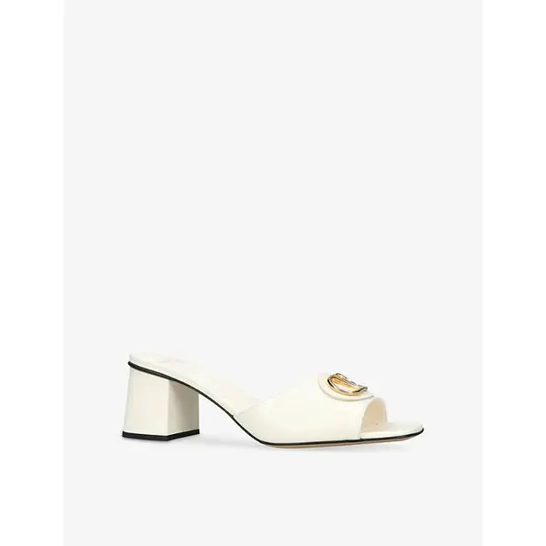 Valentino Garavani Vlogo 60 Leather Heeled Mules