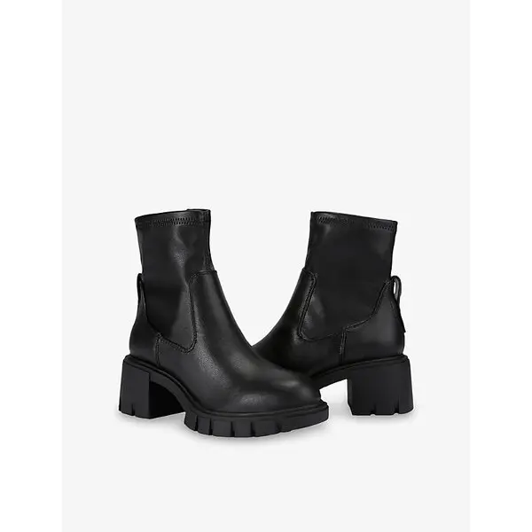 Kurt Geiger Sock Faux-leather Ankle Boots