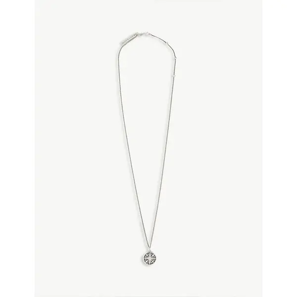 SERGE DENIMES Sterling Compass Necklace