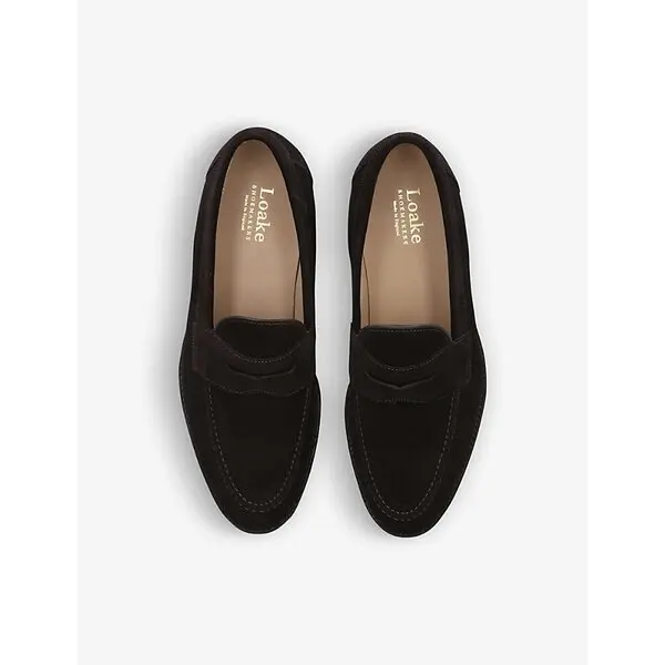 LOAKE Imperial Suede Loafers - Dark Brown
