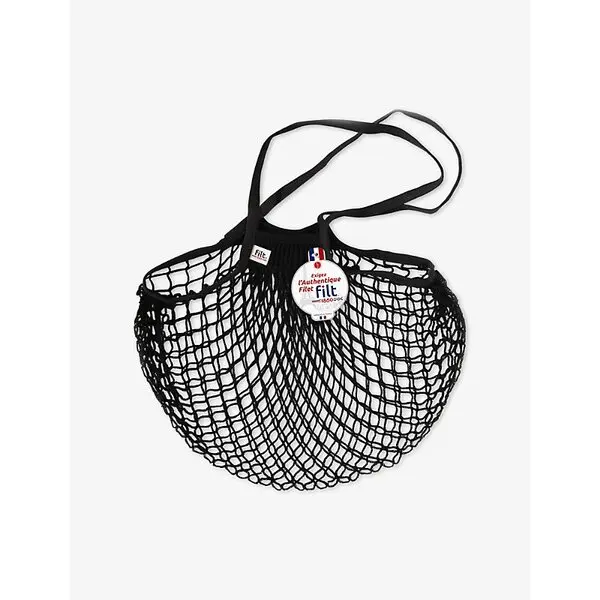 FILT Long 220 Shopping Cotton Net Bag - Black