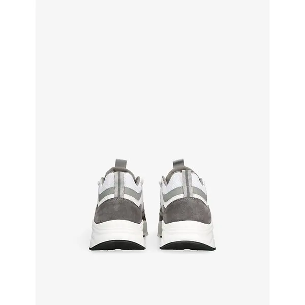 CLEENS Aero Runner Leather, Suede And Mesh Trainers