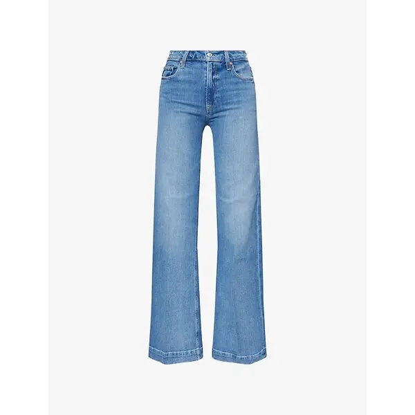 Paige Leenah Wide-leg Denim Jeans