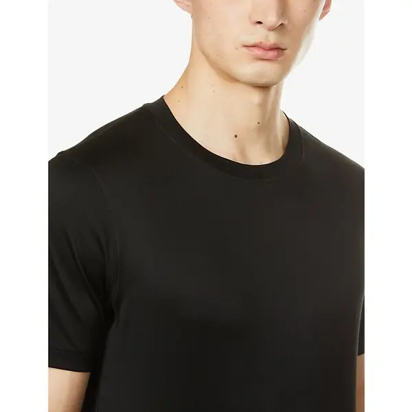 Eton Slim-fit Cotton-jersey T-shirt - Black