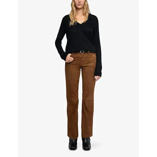 Zadig&Voltaire Rivy V-neck Cashmere Jumper - Noir